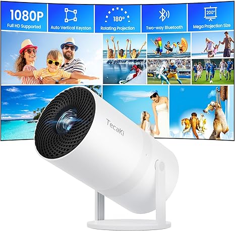 Tecaki Mini Projector Review: Rotating Stand Fun on a Budget (Model X3 ...